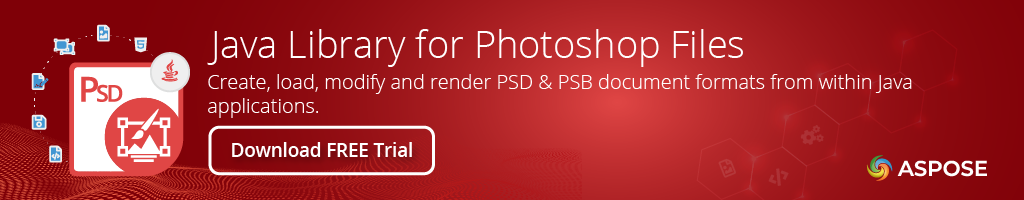 aspose.psd | Java类库，以渲染PSD和PSB格式
